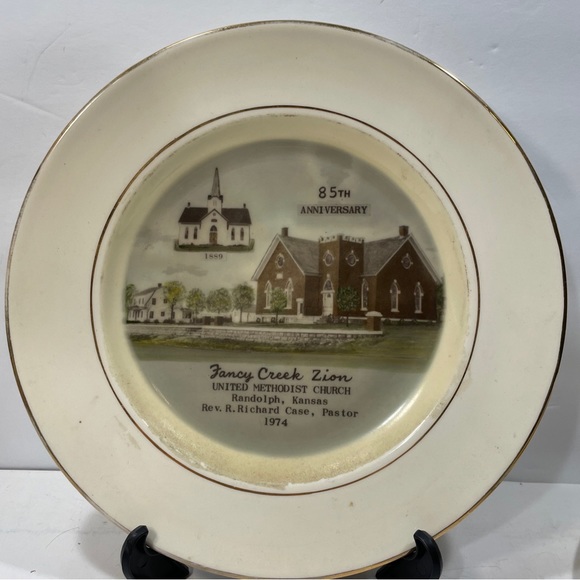 Wall Decor | 1974 Fancy Creek Zion United Methodist Church Plate ...